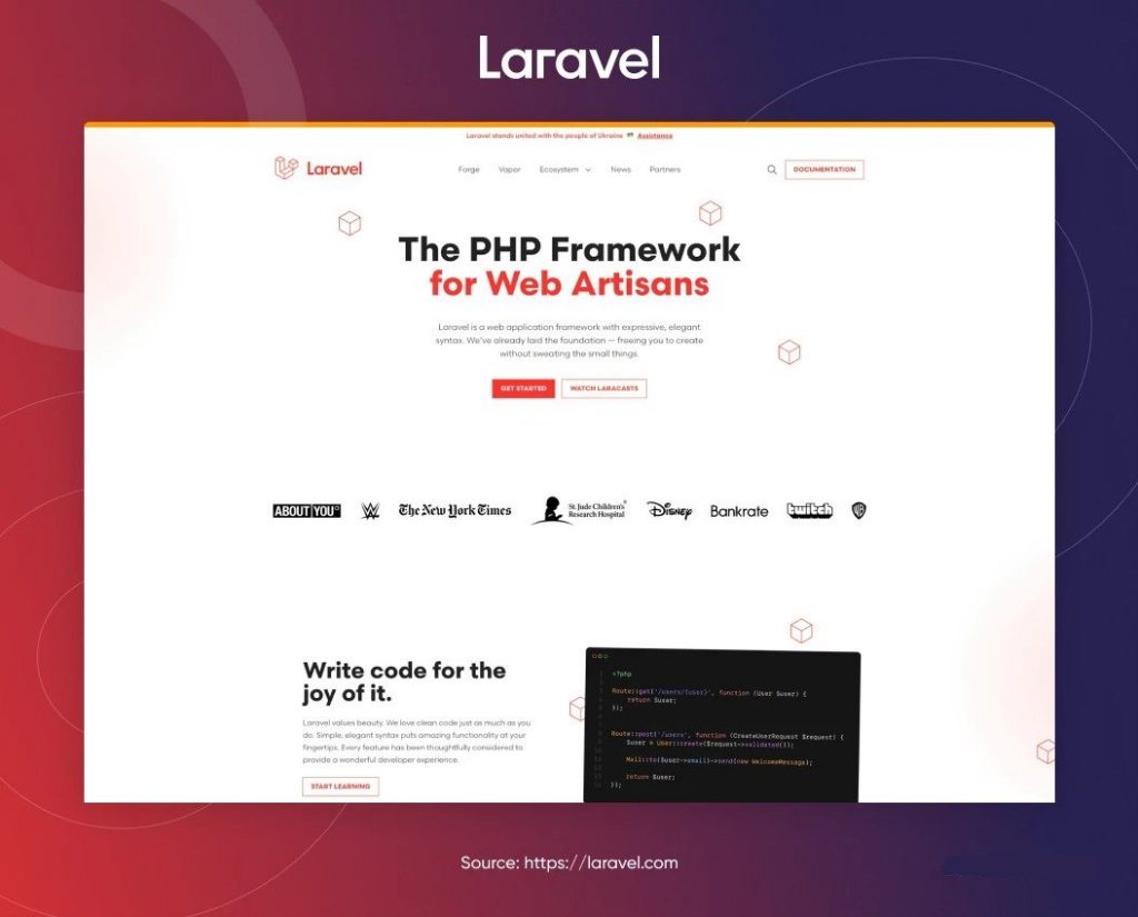 What is Laravel Framework - Web design company WebComBD